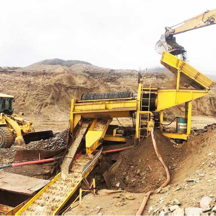 Mobile Gold Diamond Gem Mine Washing Plant - High Productivity
