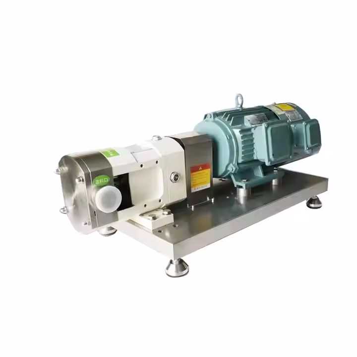Food Grade Transfer Rotor Lobe Pump High Viscosity Food Paste Fluid ...