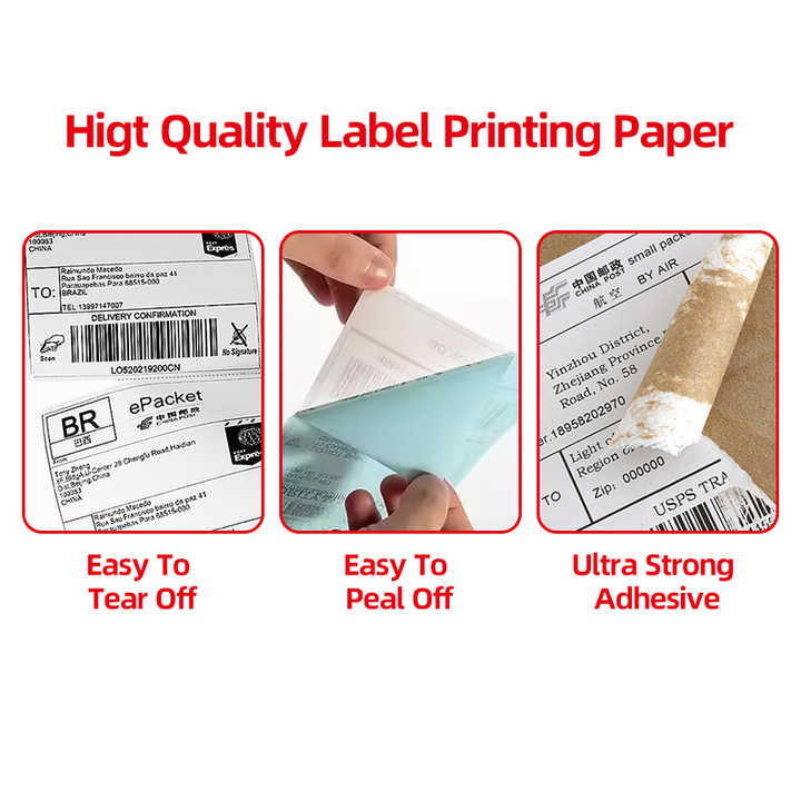 Thermal Label Sticker Label Food Label Paper for Barcode Logistics ...