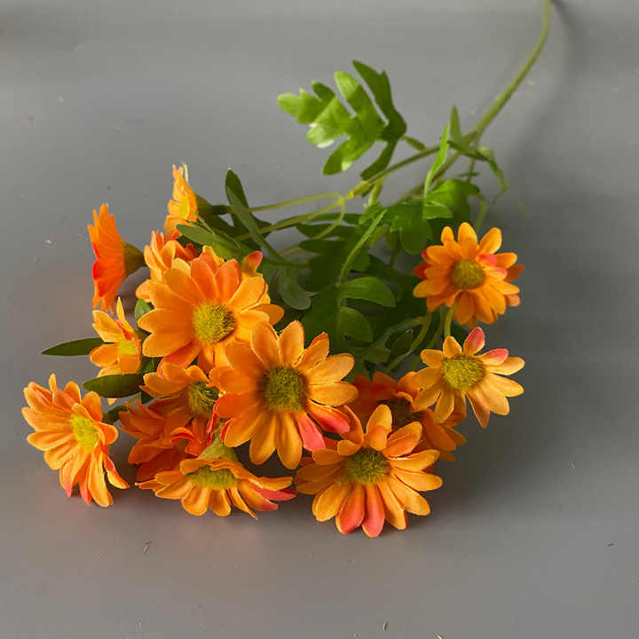 Wholesale Flower Daisy Bouquet Silk Artificial Daisy Flowers White ...