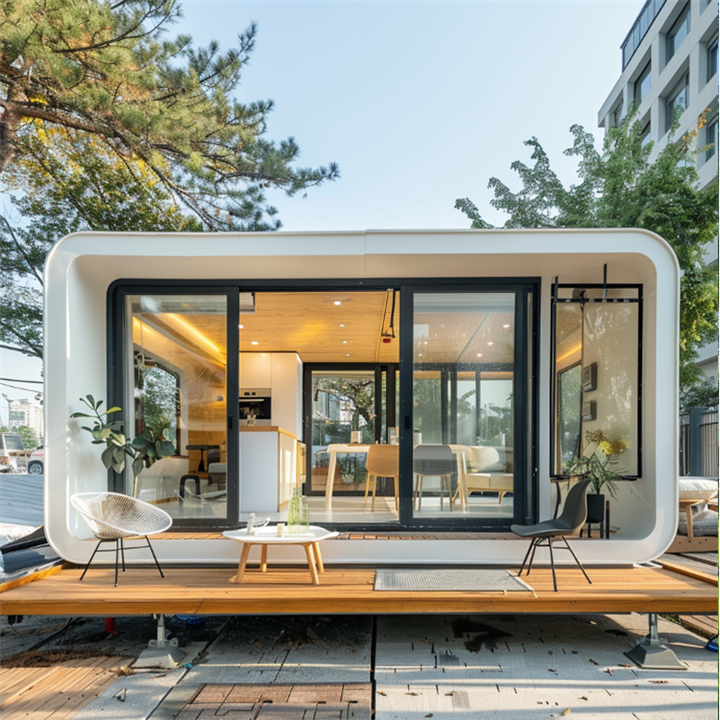 Modern Eco Luxury Pod House Prefabricated Outdoor Modular Steel ...