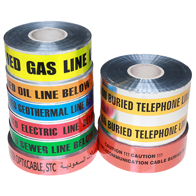 Detectable Underground Utility Cable Marking Tape