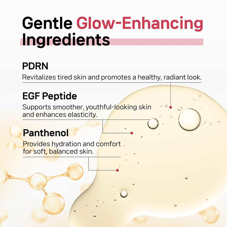 Salmon PDRN 250,000 Ppm Concentrate Skincare Booster Microneedling Anti-Aging Face Serum Pore ...