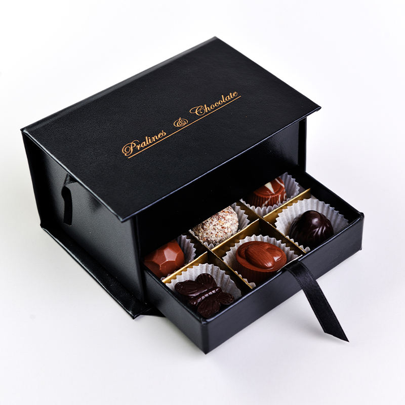 Custom Logo Luxury Chocolate Boxes - Double Layer Packaging