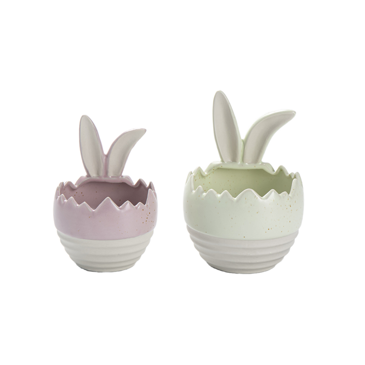 Dehua Hand-Painted Glazed Succulent Flower Pots Creative Easter ...