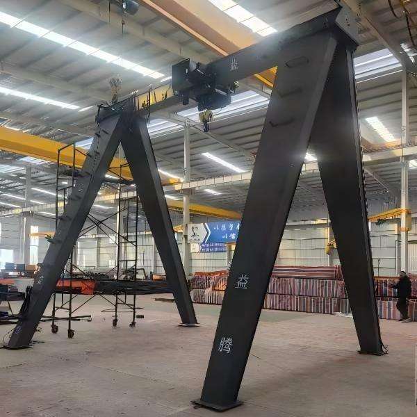 Green & Low-Consumption 45 Ton Trackless Gantry Crane with 5m Lifting ...