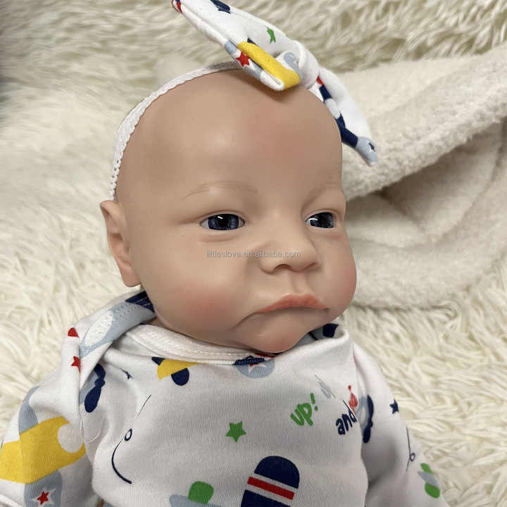 Whole Body Solid Silicone Reborn Girl Awake Levi Painted Skin Soft ...