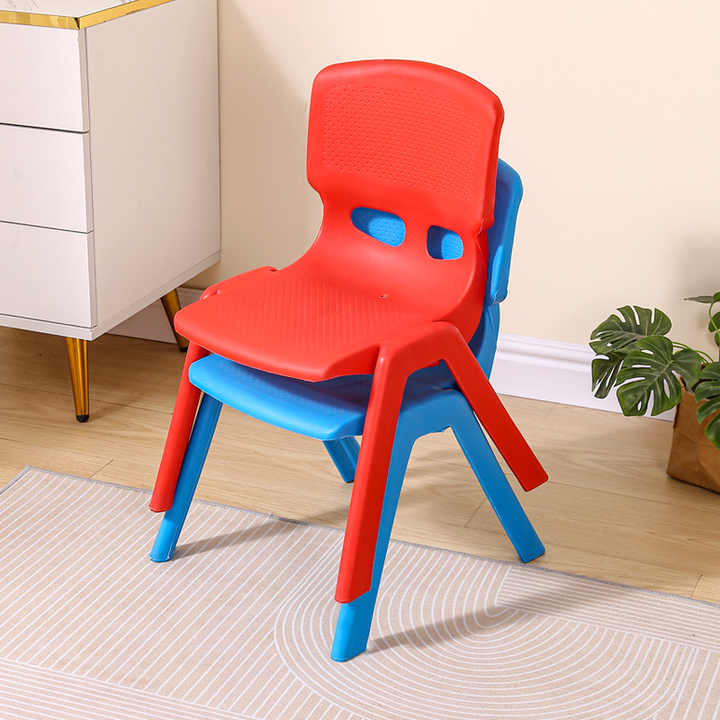 Kindergarten Furniture - Multi-Color Plastic Chairs