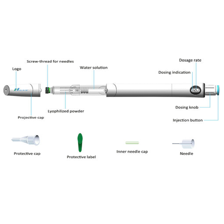 4ml Injection Pen Injector Double Chamber for Body Building