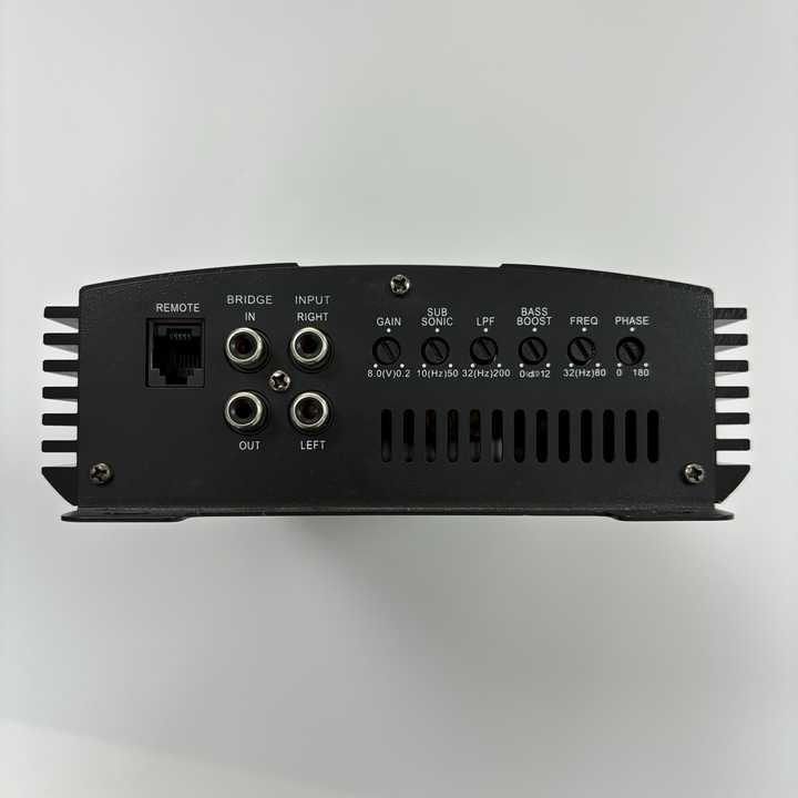 Class d Amplifier Car Audio Subwoofer MONO Channel Full Frequency Car Amplifier Monoblock ...