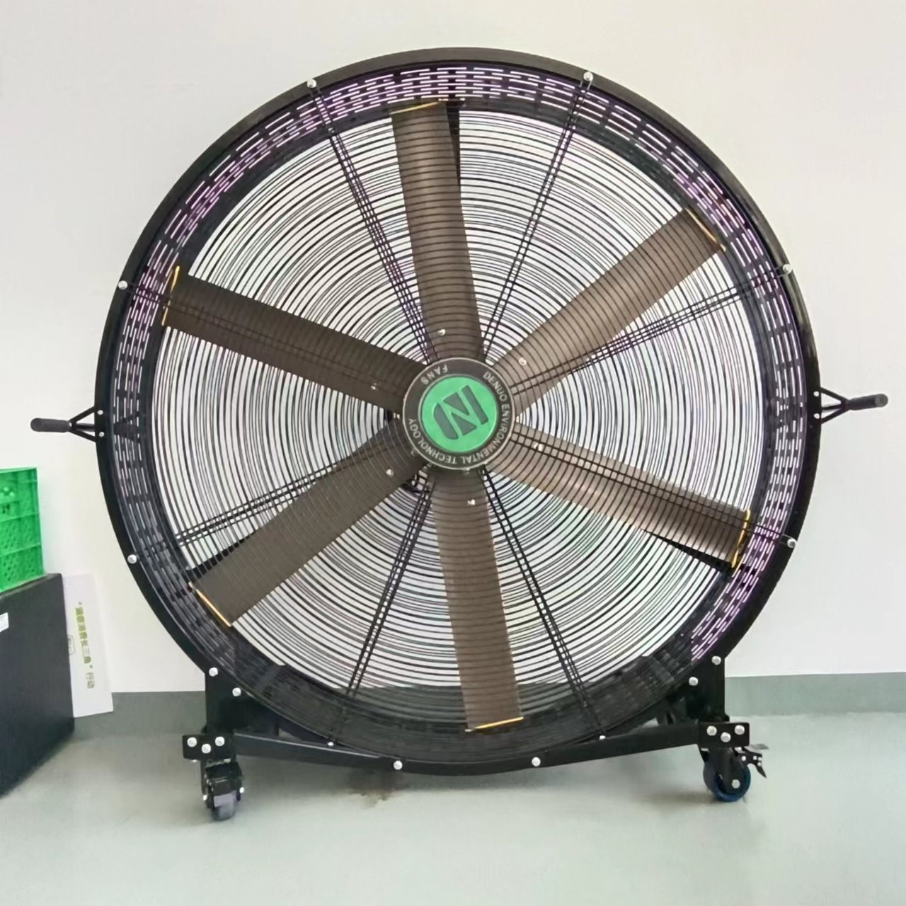 Big Wind Industrial Stand Fan for Warehouse - 65db(a) Noise Level