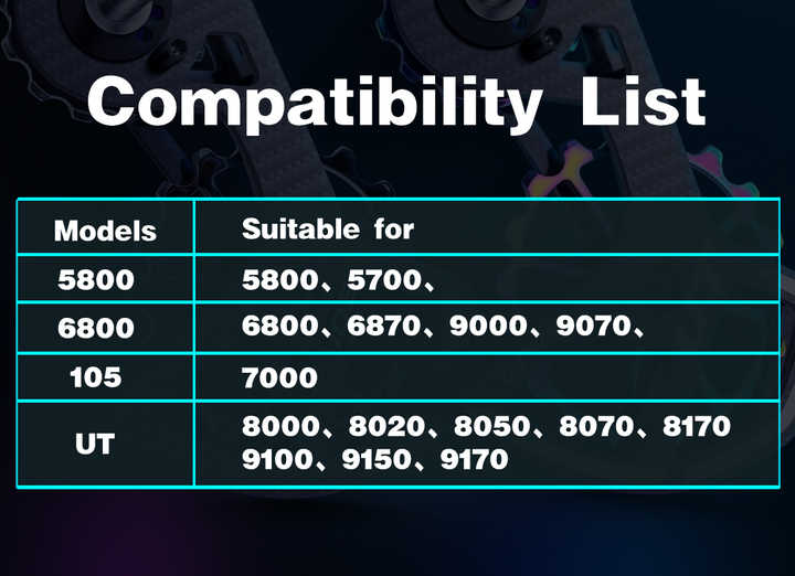 11-Speed Rear Derailleur Carbon Fiber Bicycle Derailleur Ceramic ...