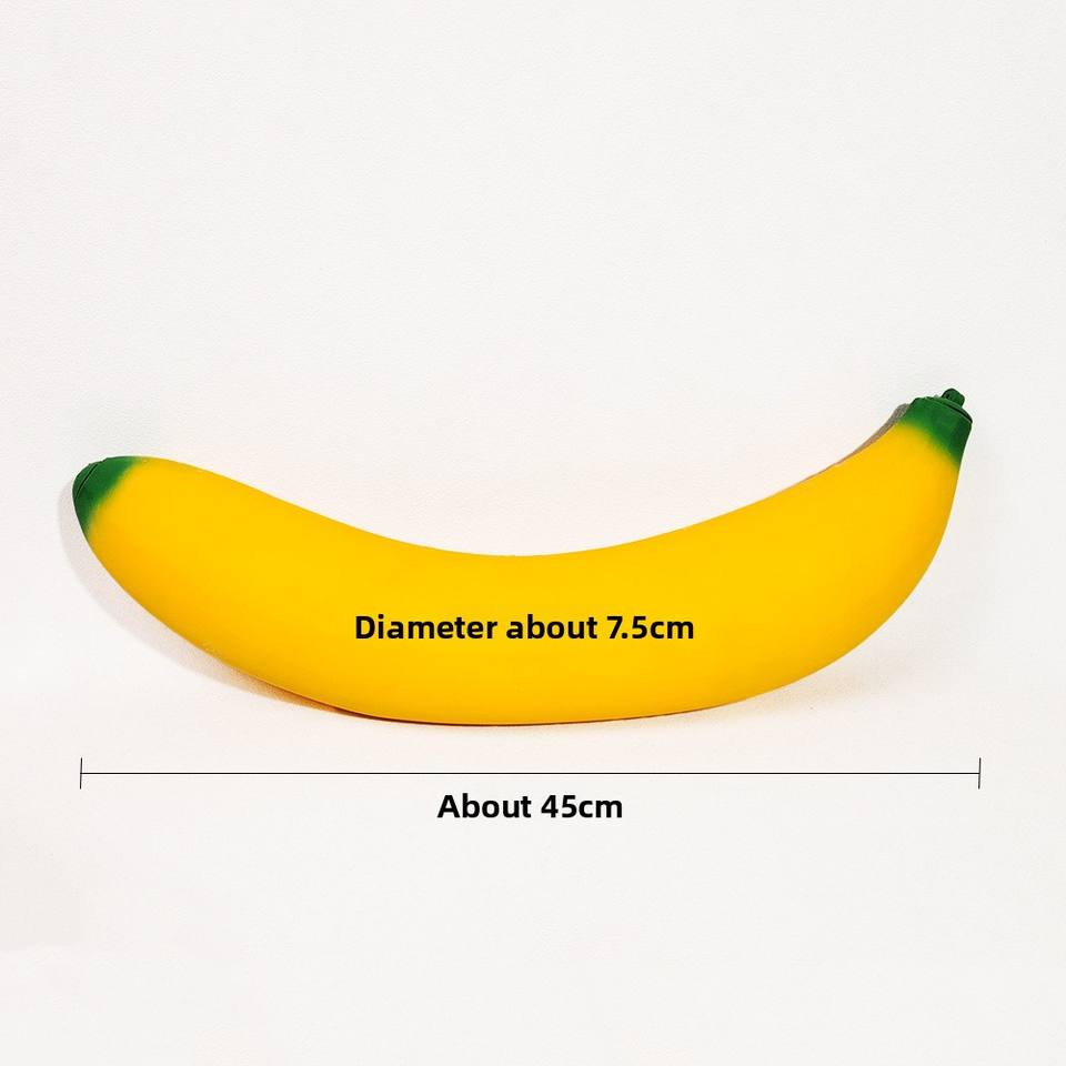 New PU Foam Squishy Realistic Slow-Rebound Toy-Banana-Shaped Creative ...