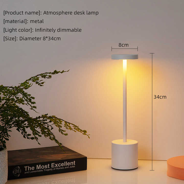 Nordic Wireless Restaurant Touch Table Light - Modern Luxury