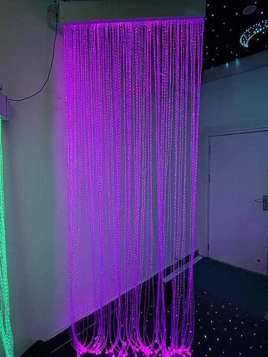 Sensory LED Light Curtain with Fiber Optic Lighting - OEM | Wholesale