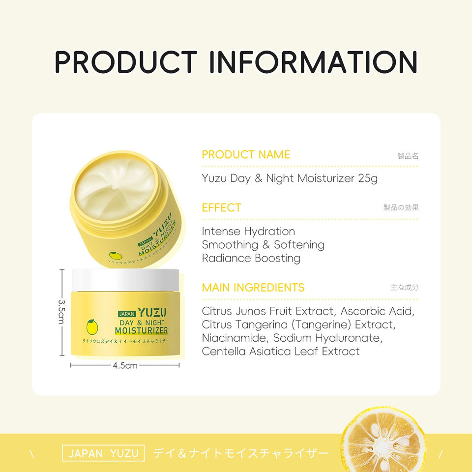 China YUZU Face Cream Day Moisturizer Niacinamide Anti-Wrinkle Anti ...