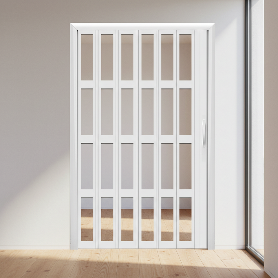 PVC Folding Door Open-Style Modern Minimalist Sound Insulation Kitchen ...