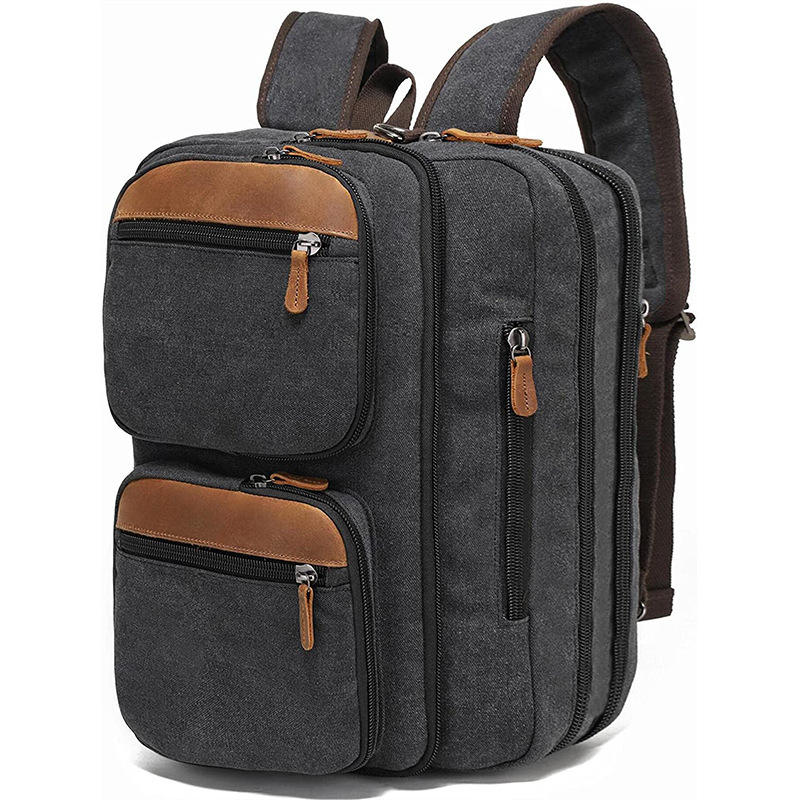 Lightweight Unisex Polyester Lining Zipper Hasp Closure Backpack USB ...