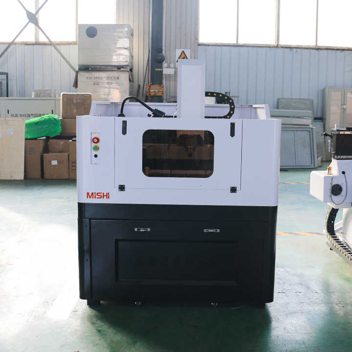 Mini CNC Router Machine Half-cover Desktop 600*600mm CNC Router ...