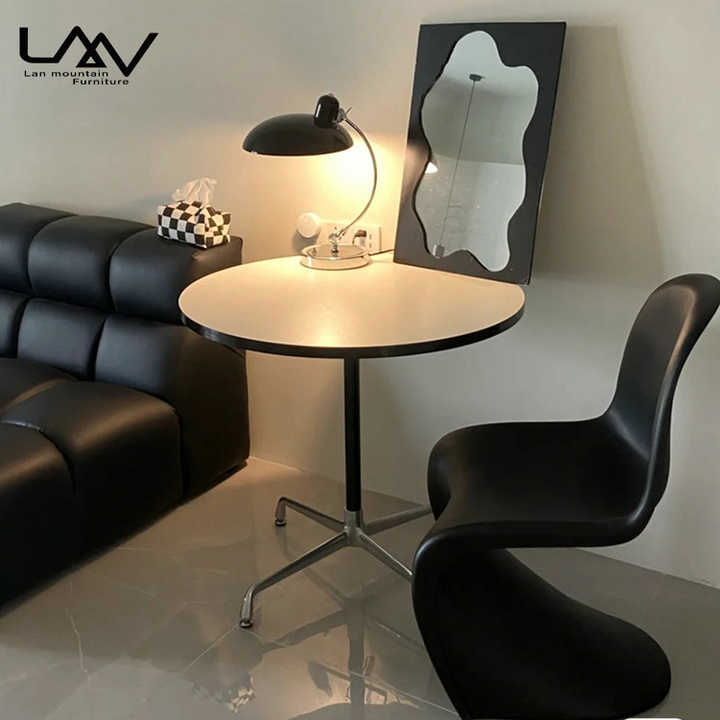 Modern Restaurant Cafe Bistro Customizable Plywood Round Square Dining ...
