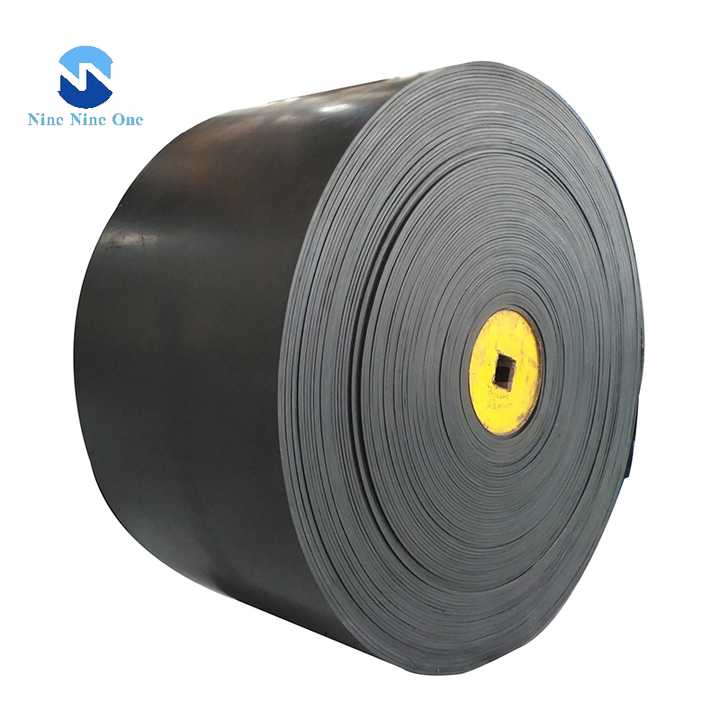 4 Ply Rubber Conveyor Belting Oil Resistant Rubber Conveyor Belt ...