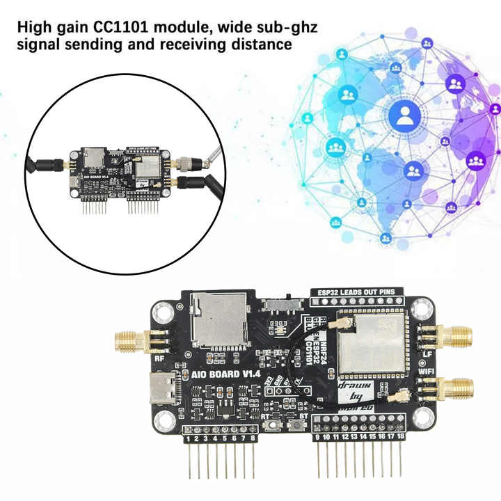 3 in 1 Wifi Multiboard NRF24+ESP32 for Flipper Zero