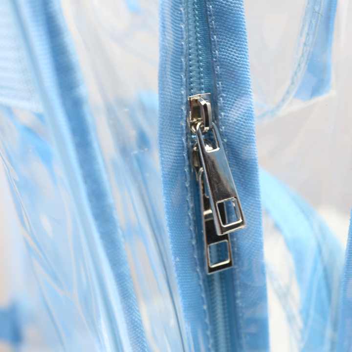 Heavy Duty Clear Book Bag - PVC Backpack for All Seasons