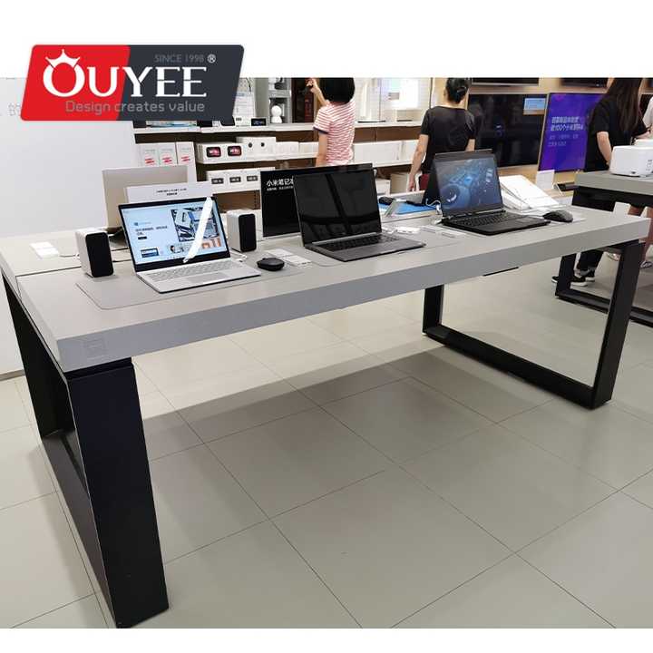 Mobile Phone Shop Interior Modern Designed Display Stand Cabinet Table ...