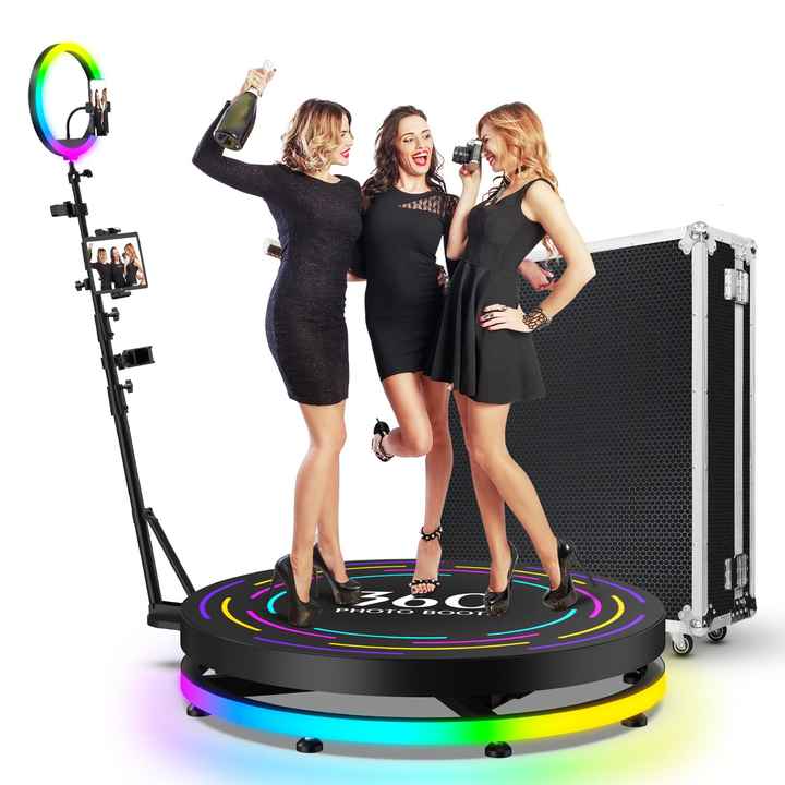 US Warehouse 100 centimeter Big Size 360 Photo Booth Portable 360 ...