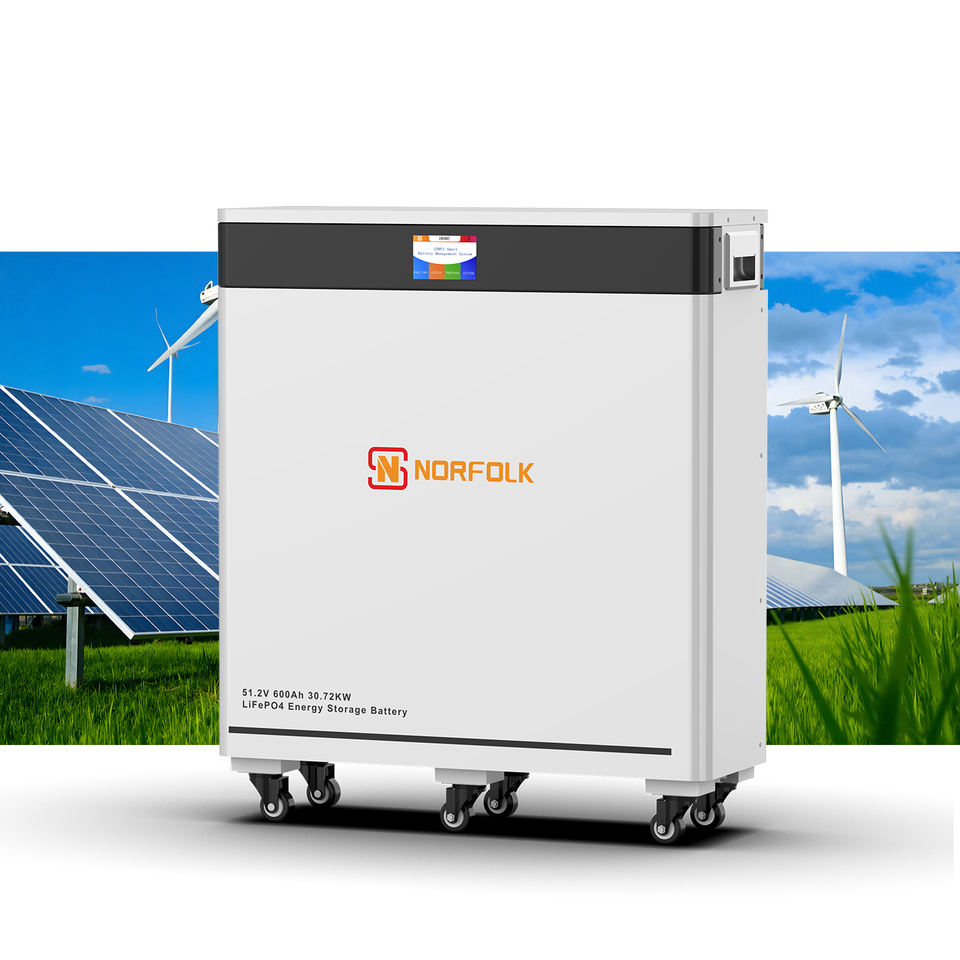 600AH Moveable Wall Mounted 30kwh LiFePO4 51.2V Lithium Ion Battery ...