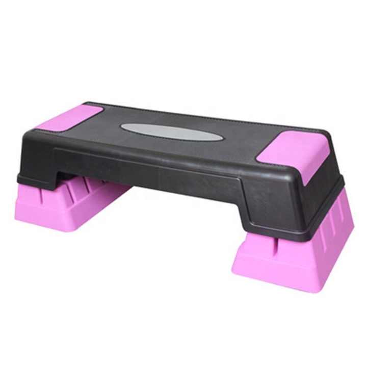 Adjustable aerobic step store