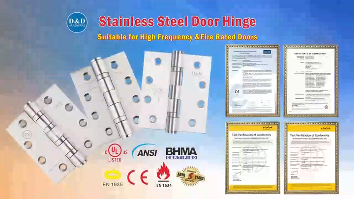 Stainless Steel Single Washser Door Hinge For Wooden Door - Buy Washer ...