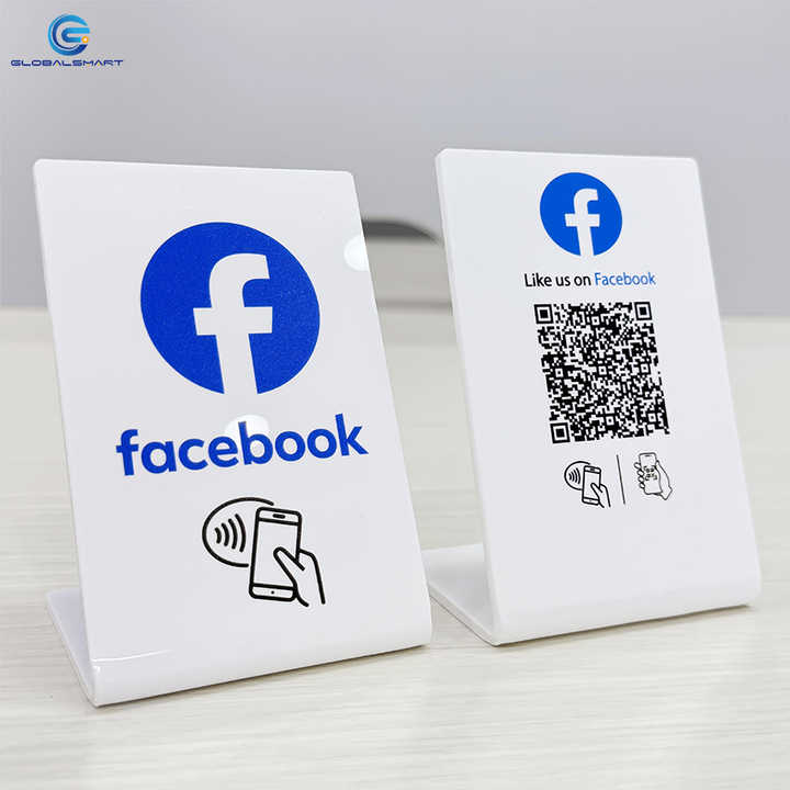 Custom Acrylic NFC Table Talker Stand - Durable & Versatile