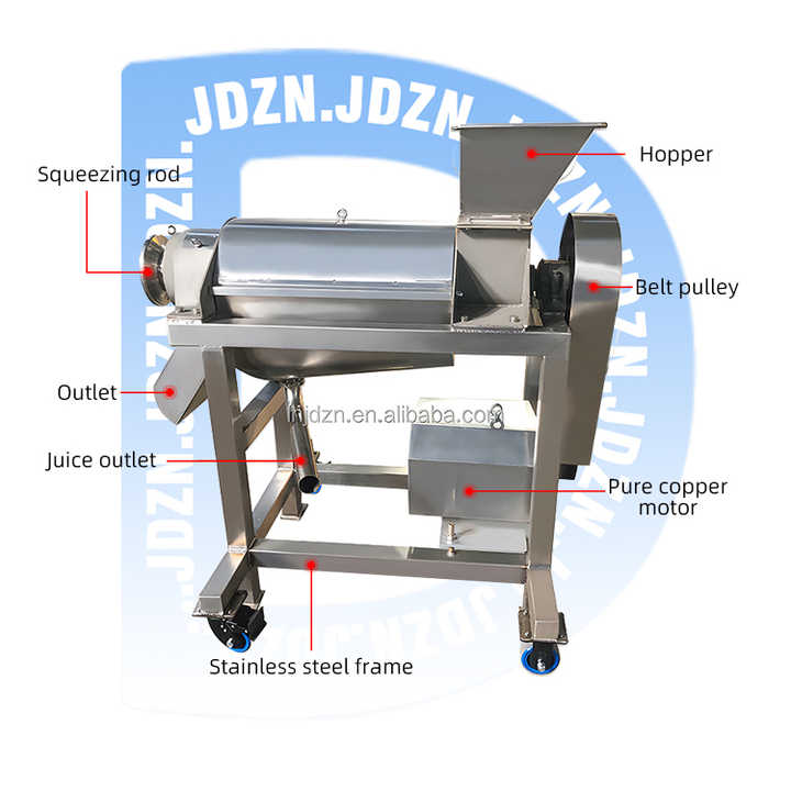 Automatic Ginger Juice Extractor Industrial Fruit Juicer Commercial ...