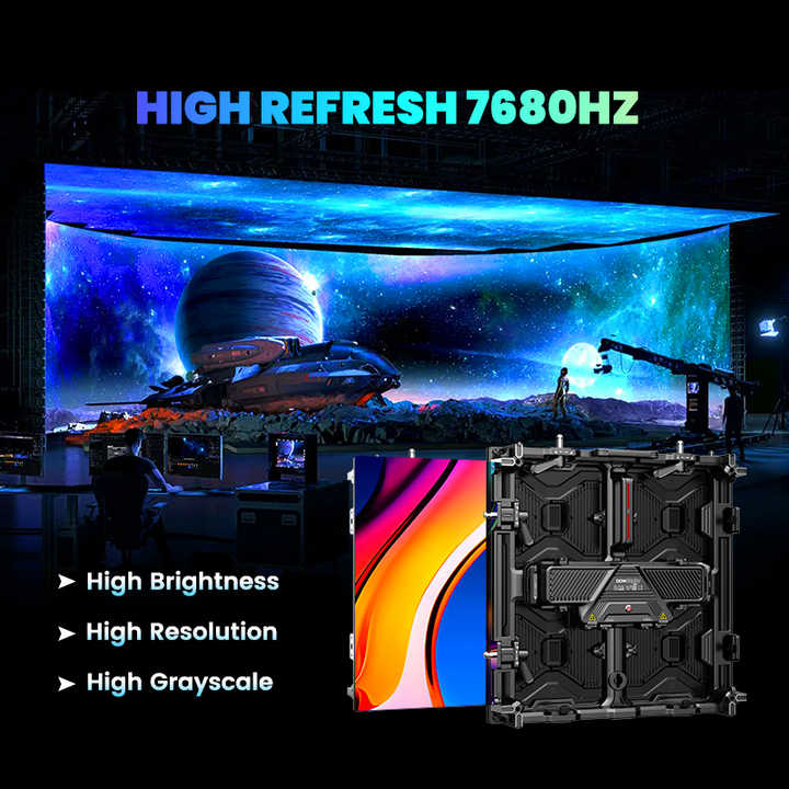 P2.6 2.9 P3.91 7680hz LED Video Wall - Easy Install & Durable
