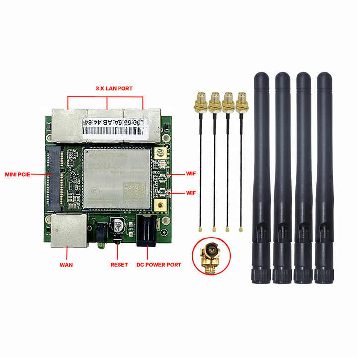 Mini 3G 4G Wifi Router Board - HC-G9 PCBA with Openwrt