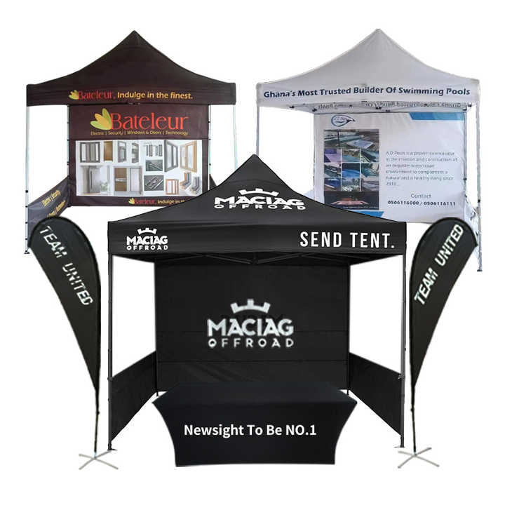10x10ft 3x3 Portable Event Tent - Durable & Customizable