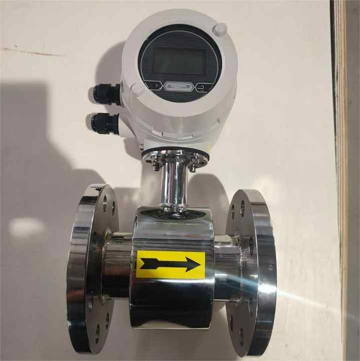 DN50 Digital Stainless Steel 2 Inch Water and Milk Alcohol Flow Meter 4 ...