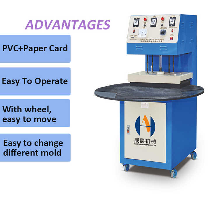 Manual Round Table Blister Packing Machine - CHENGHAO MACHIENRY