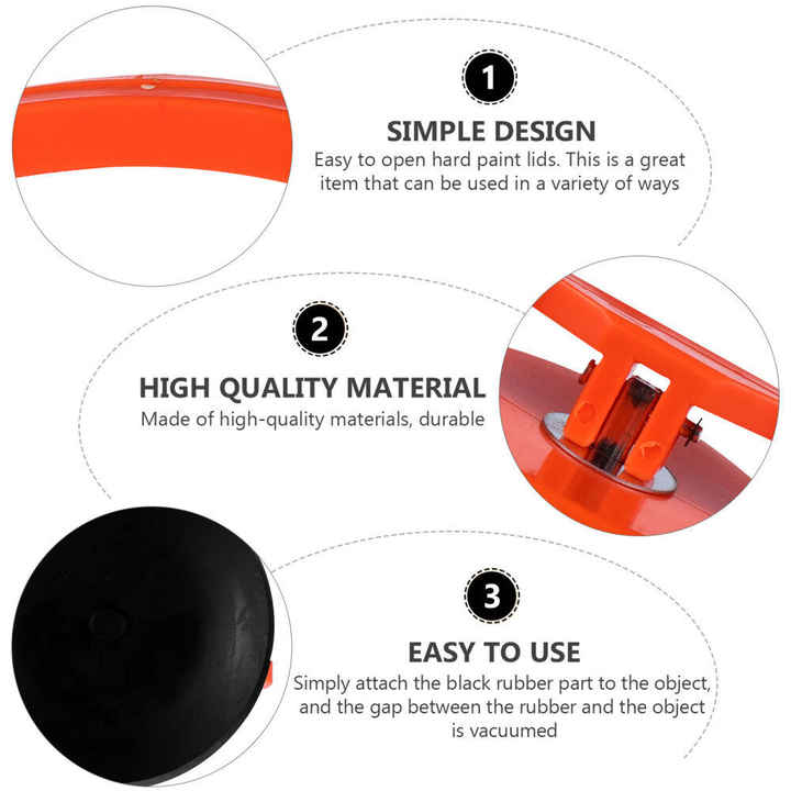 Heavy Duty ABS + Rubber Floor Window Tile Granite Puller Suction Cup ...