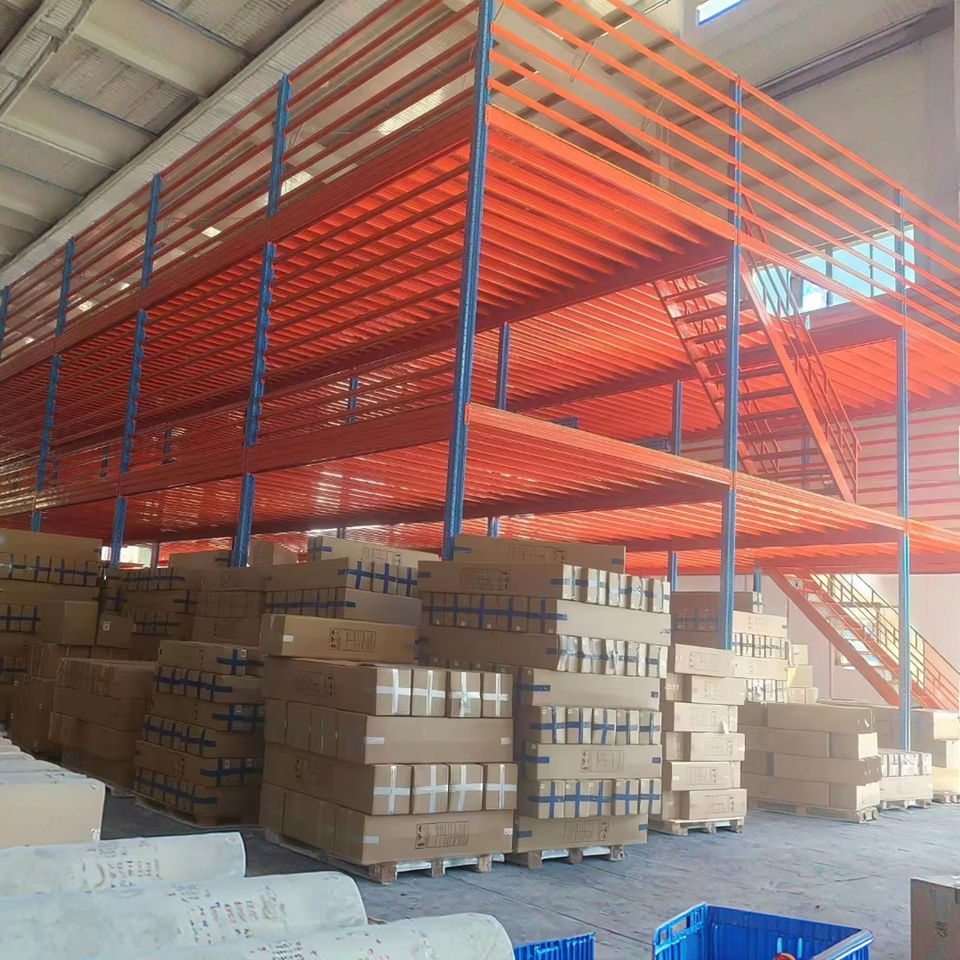Light Duty Steel Corrosion Protection Warehouse Mezzanine Rack ...