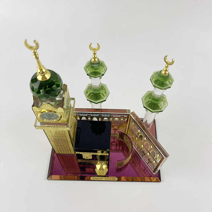Crystal Clock Tower Religion Makkah Mecca Islamic Gifts