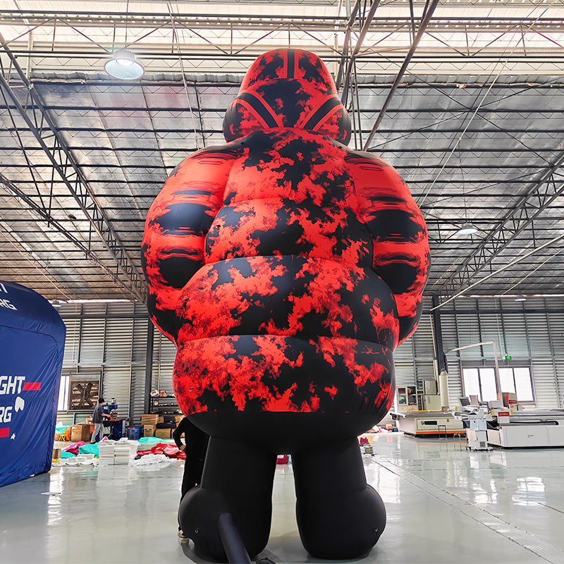 Factory Price Customized Design Logo Inflatable Down Jacket Character ...