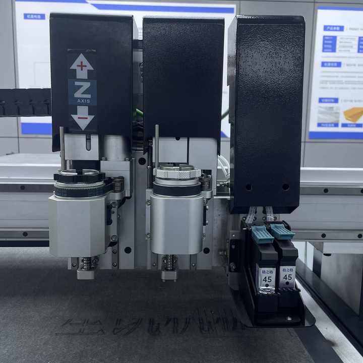 CNC Die Automatic Oscillating Knife V-Groove Cutter for PVC Board ...