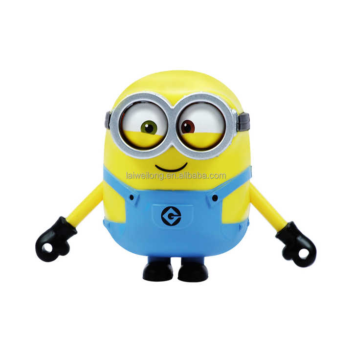 Cartoon Yellow Minion Despicable Me Action Figures 3D Toy