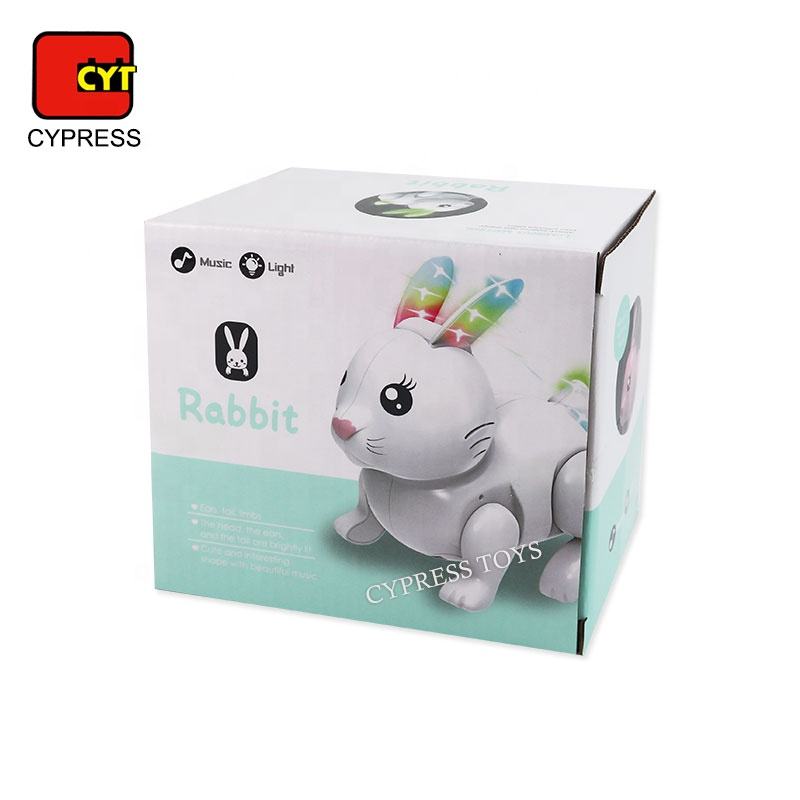 Rabbit Toy - Rabbit Robot Toy with LED Lights & Music
