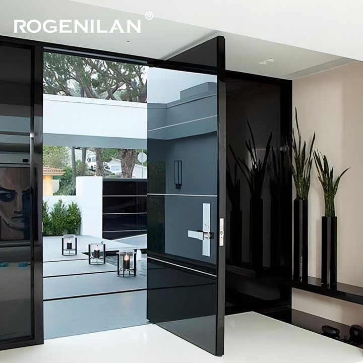 ROGENILAN Aluminum Pivot Doors - Secure & Stylish Entry