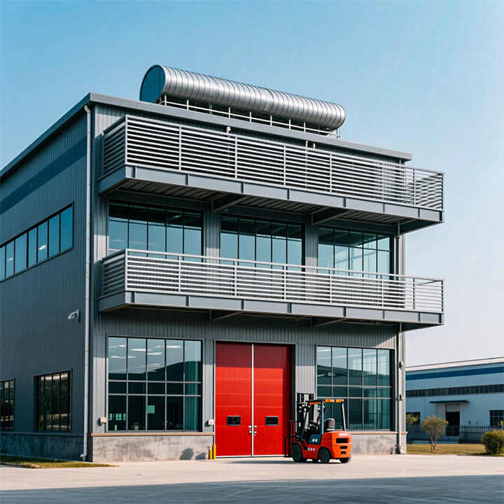 Steel Structure Two Story Building - Durable & Versatile