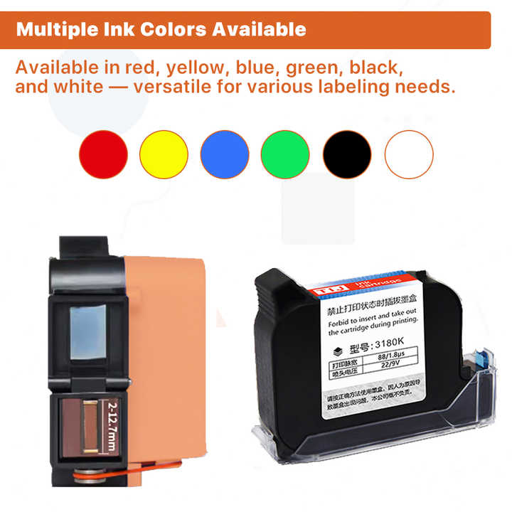 High Speed 600dpi 2-12.7mm Handheld Small Portable CIJ Inkjet Printers ...