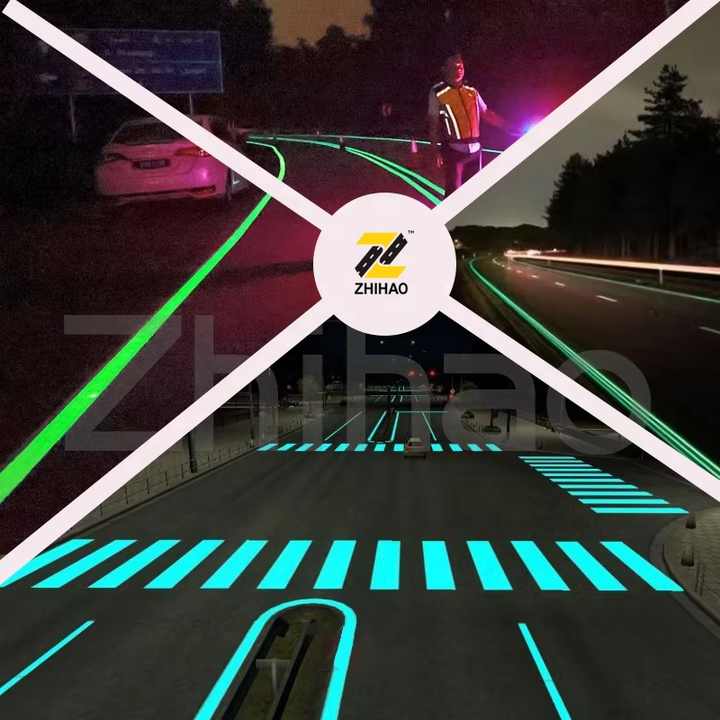 Active Self-Luminous Road Marking Paint Glow in the Dark Energy Storage ...